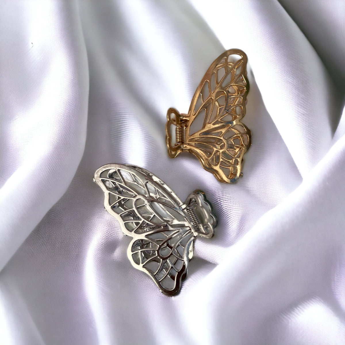 Simple Metal Butterfly Clip – Glimmish